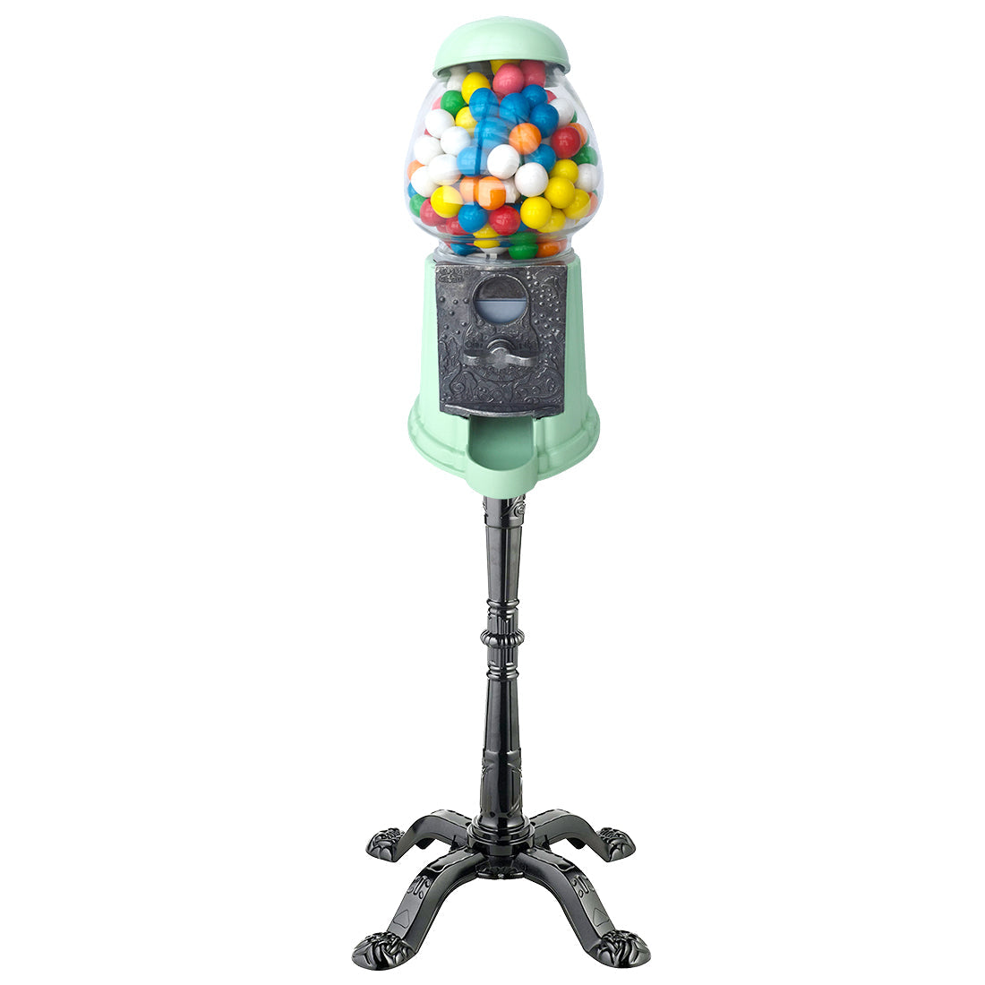 Classic Mint Green Gumball Machine - Vintage-Style Candy Dispenser for ...